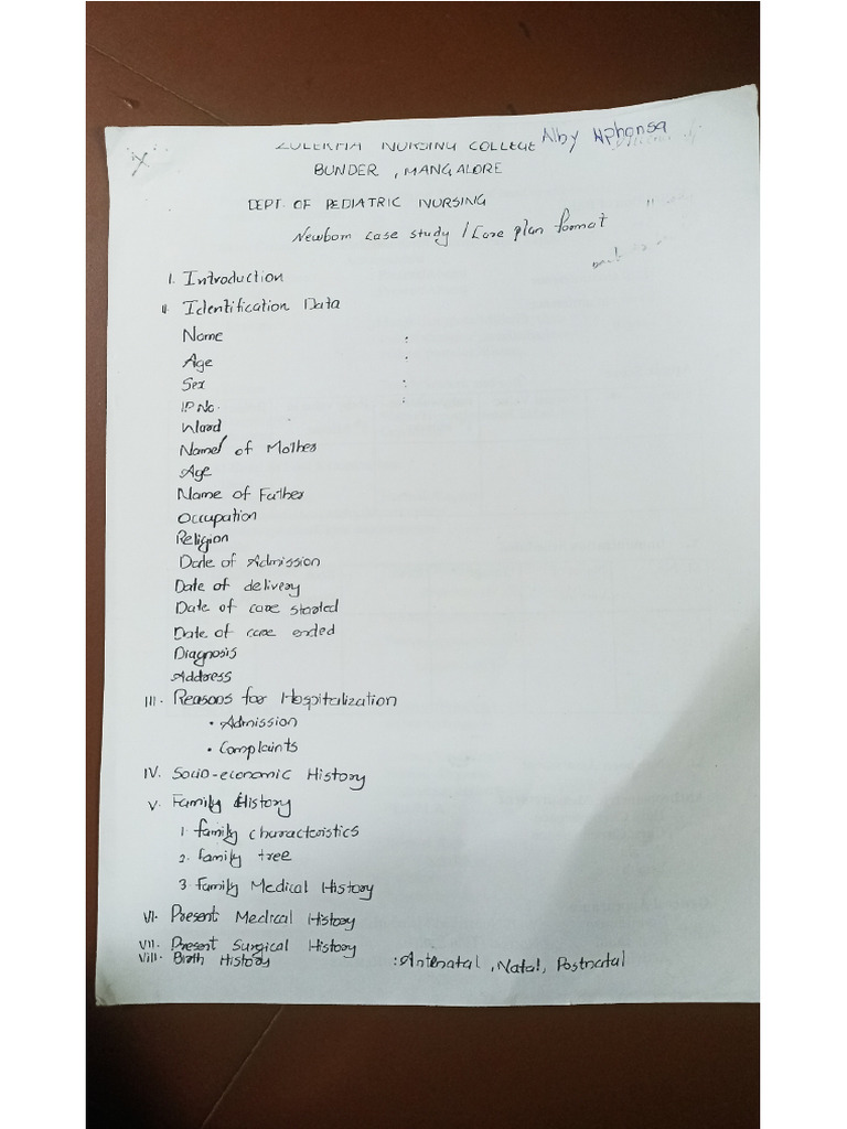 Newborn Careplan, Case Study | PDF