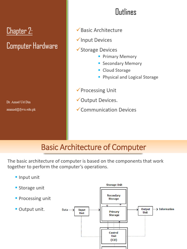 Chapter 2. Computer Hardware | PDF | Computer Data Storage | Random Access Memory