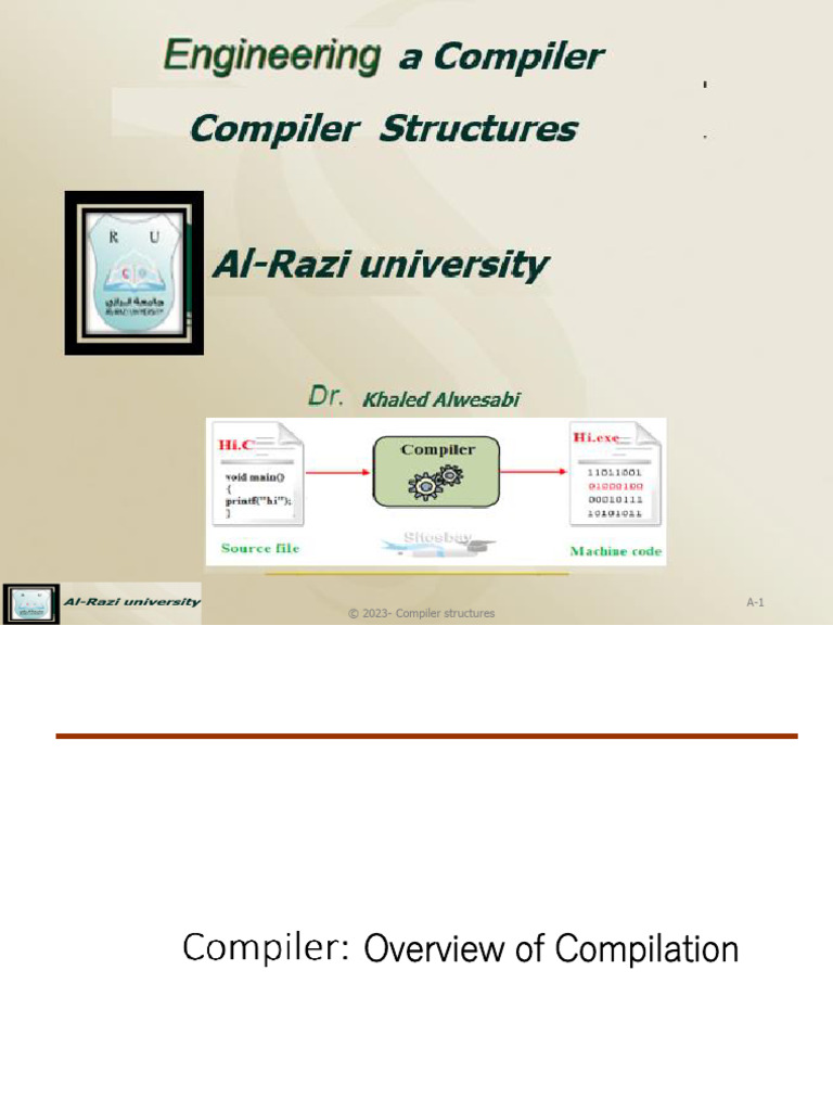 Lec2-Overview of Compilation | PDF