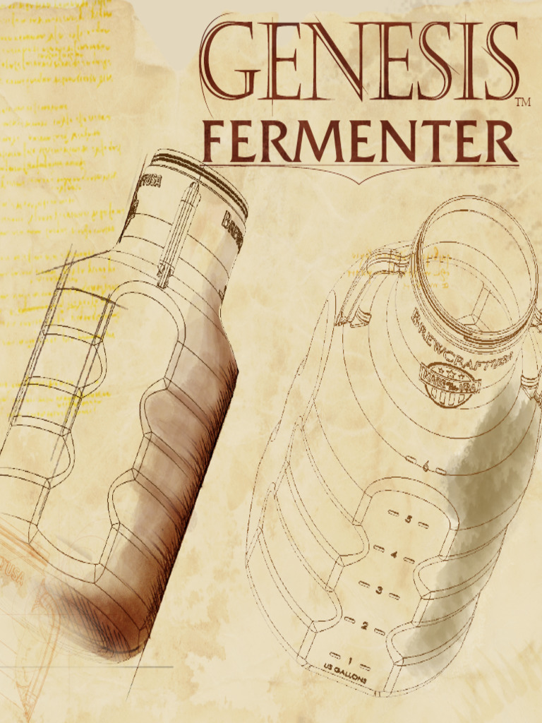 Genesis Fermenter Instructions | PDF | Brewing | Homebrewing