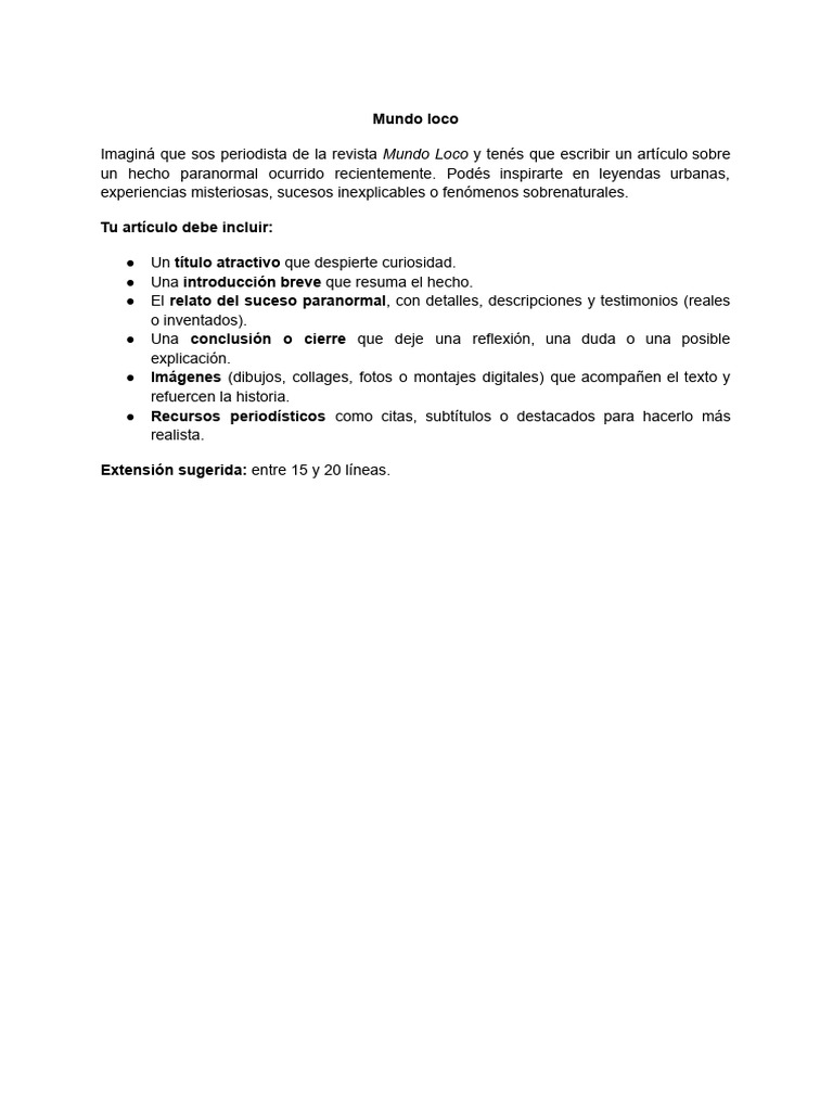 Mundo Loco | PDF