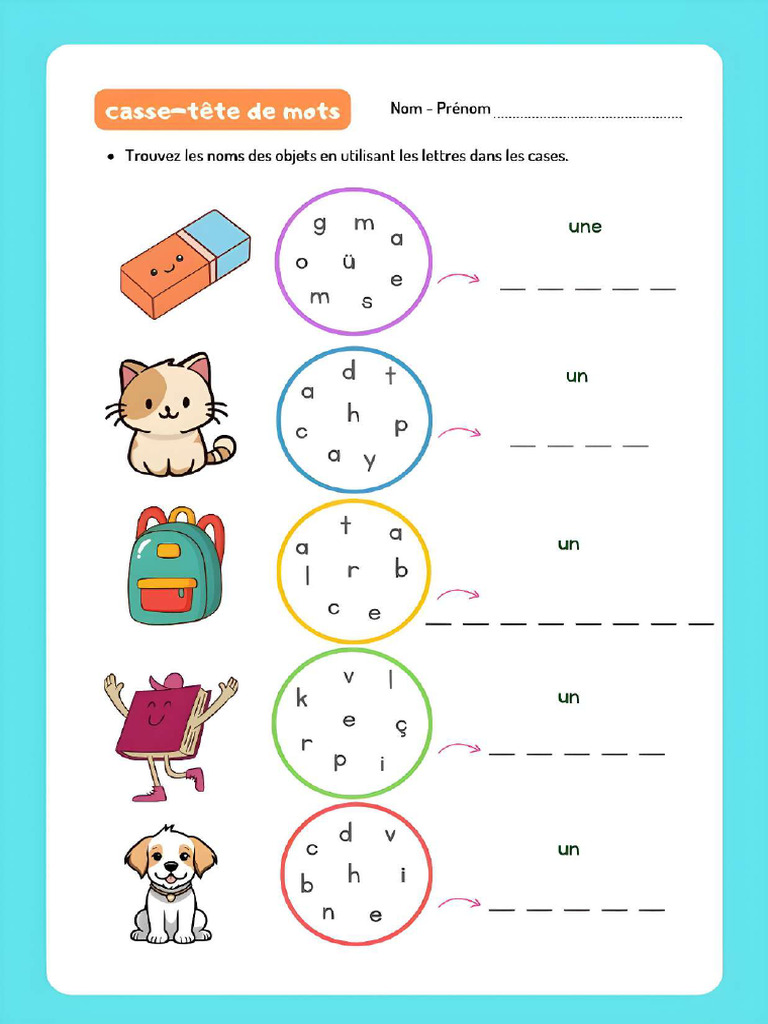 Casse Tete de Mots | PDF