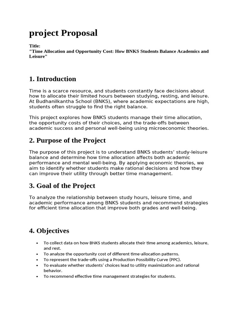 Project Proposal | PDF | Utility | Microeconomics