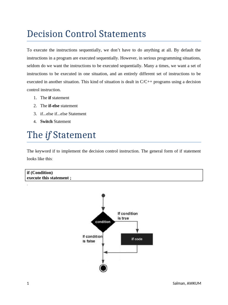 Programming CPP Lec#4 Details | PDF | Computer Science | Computer Engineering