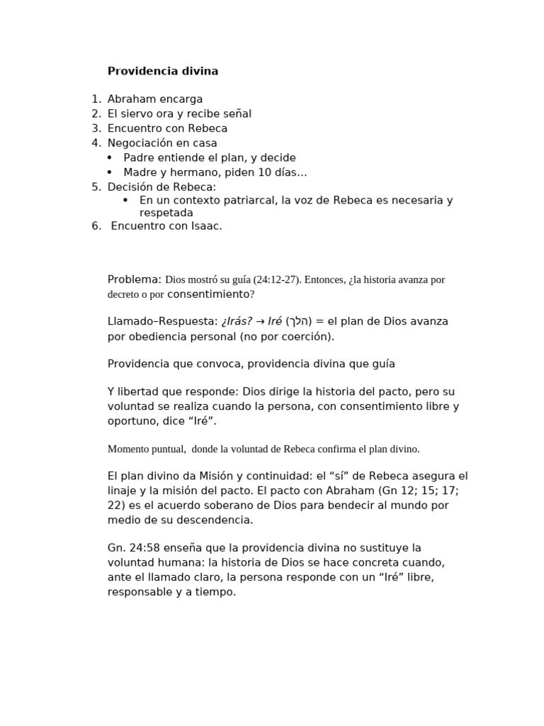 Providencia Divina | PDF
