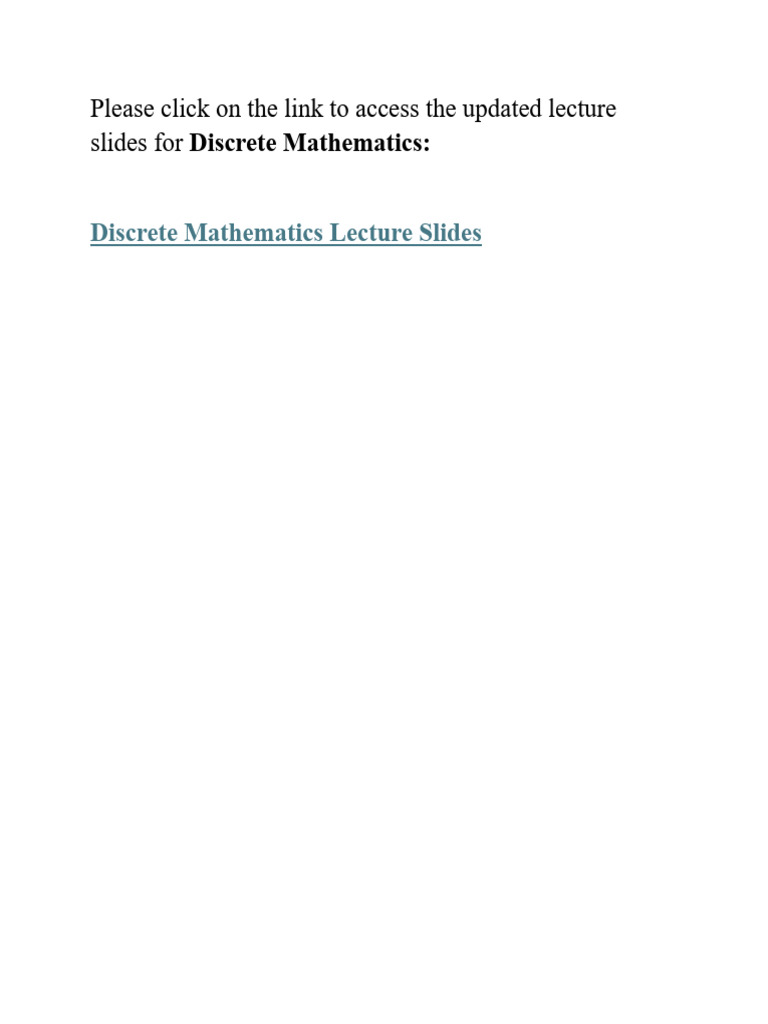 Lecture Slides DM | PDF