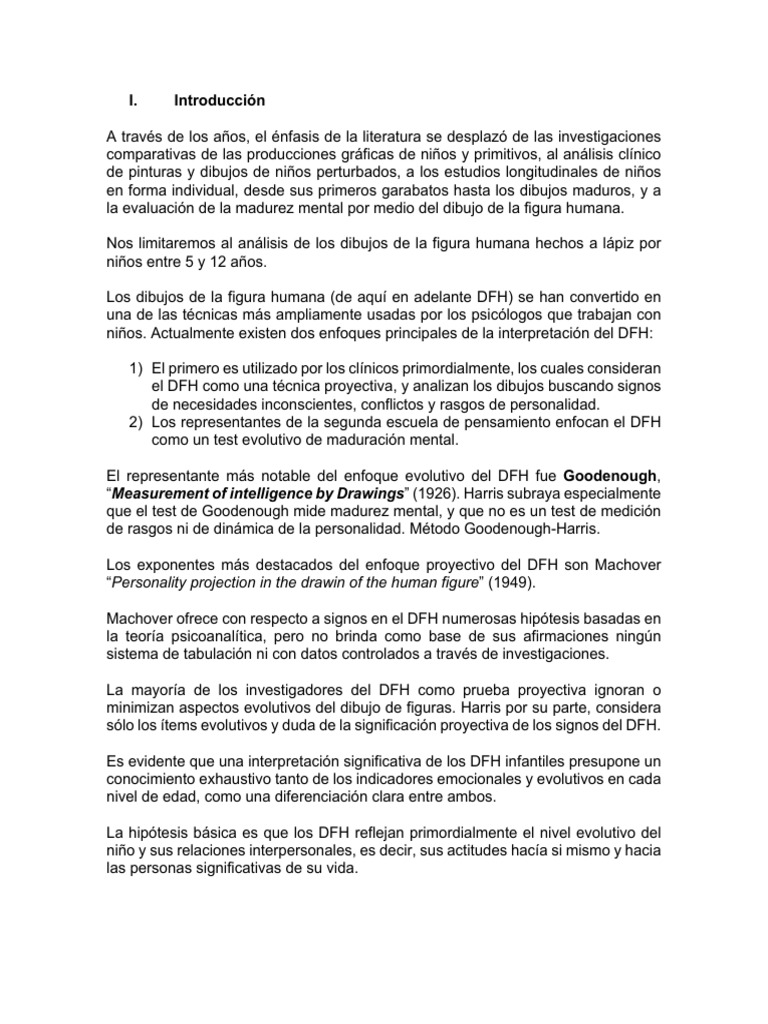 DFH Koppitz | PDF | Dibujo | Mente