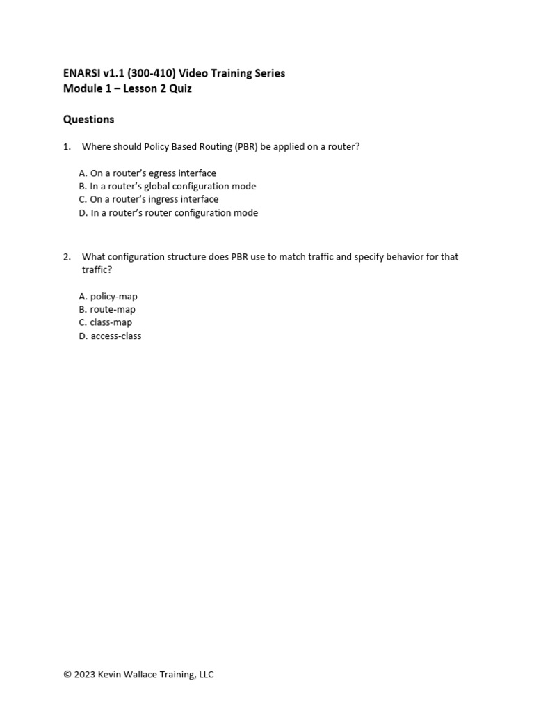 Module 1 - Lesson 2 Quiz | PDF