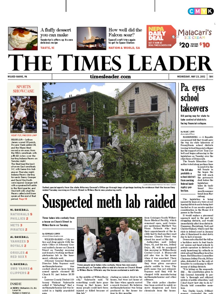 Times Leader 05-23-2012 | PDF | Space X | Space X Dragon