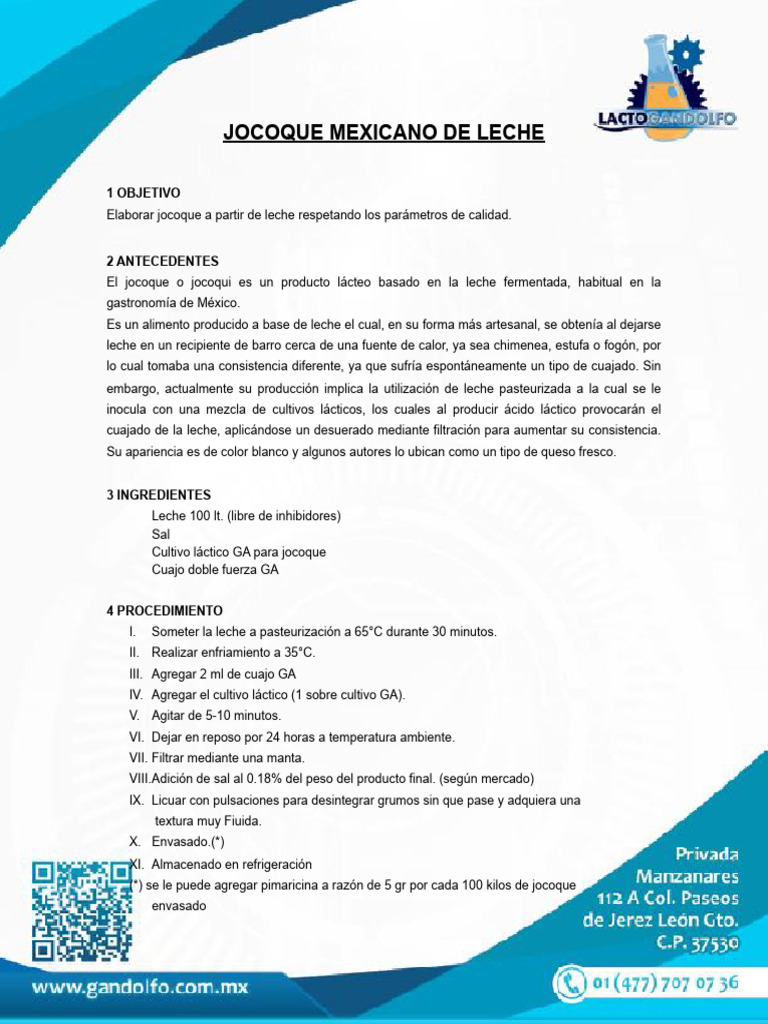 Jocoque Mexicano | PDF