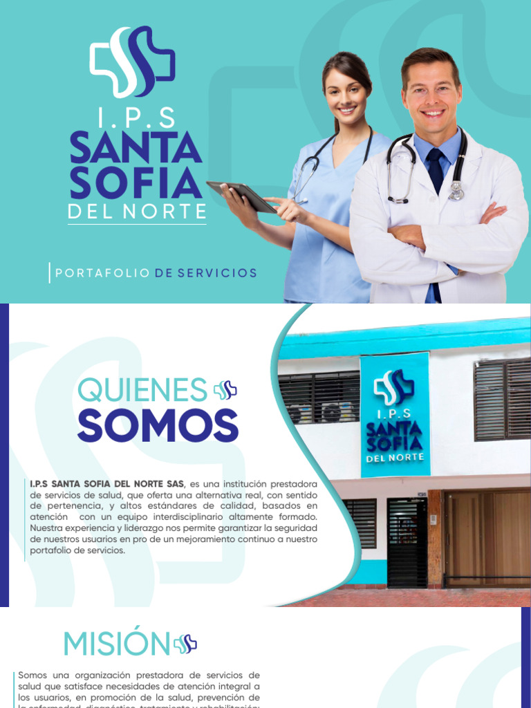 Portafolio Ips Santa Sofia Del Norte | PDF | Cuidado de la salud | Medicina