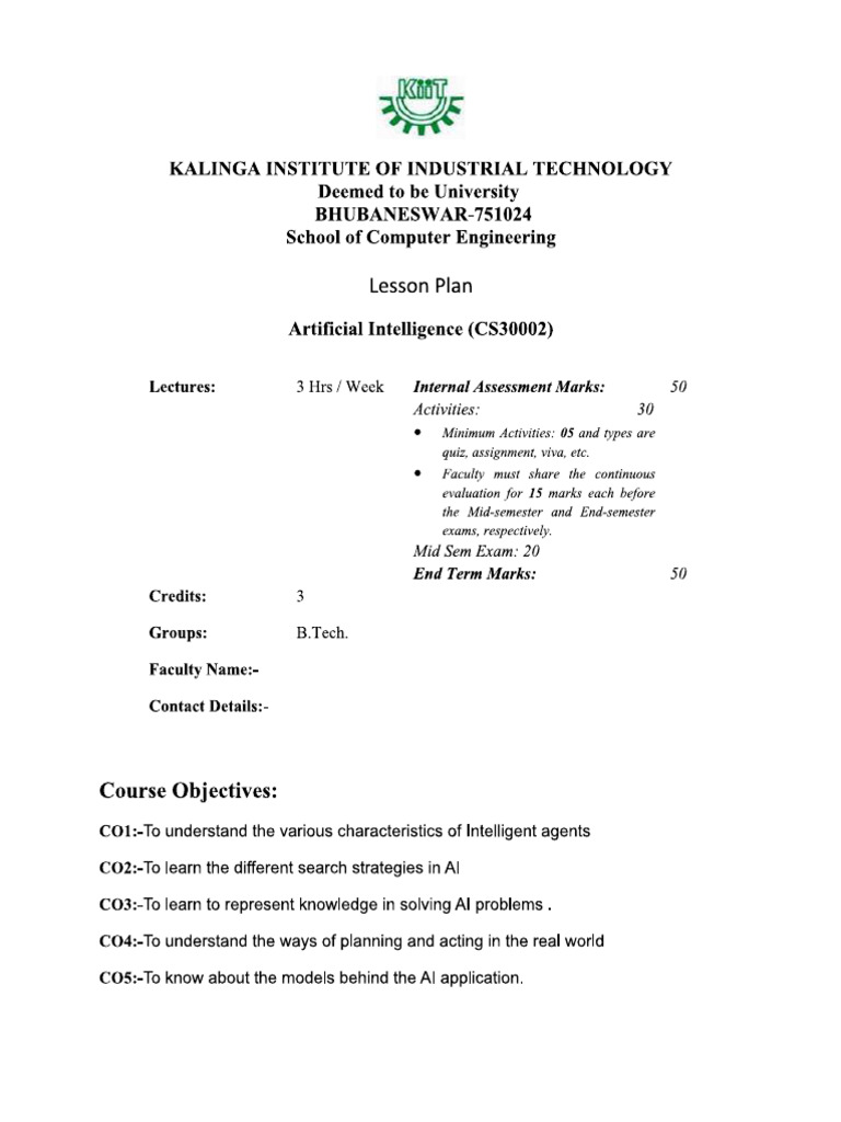 Course Handout | PDF