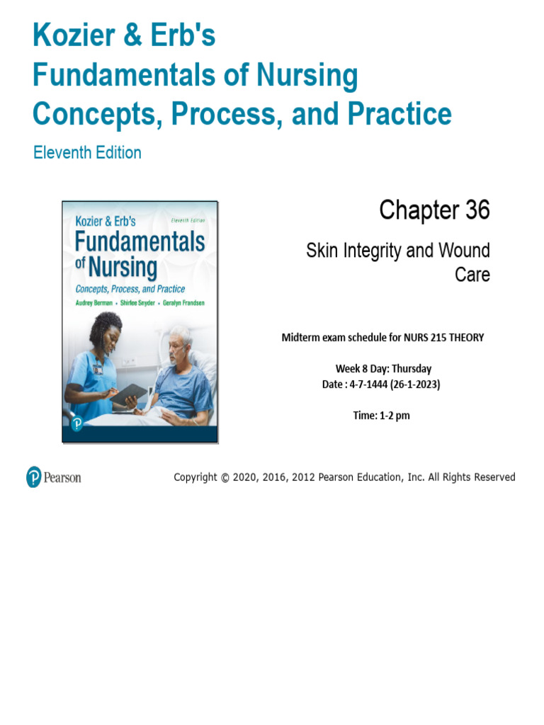 Lecture 7 Skin Integrity and Wound Care | PDF | Urination | Constipation