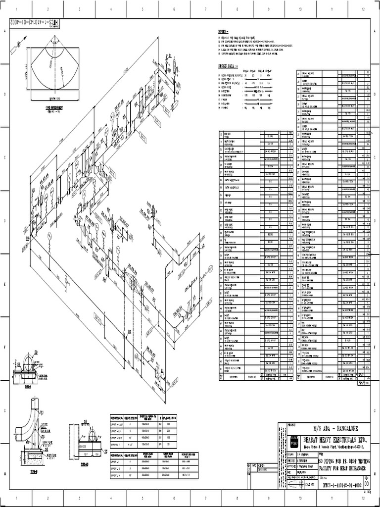 Pressure Drop Test Rig Iso Drawing Latest | PDF