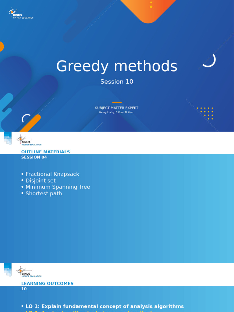 Greedy Method 1 | PDF | Combinatorics | Computational Problems