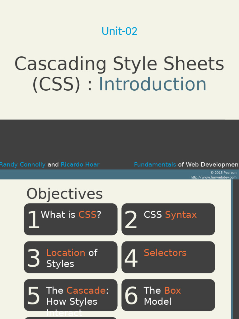 Unit 02 - Intro To CSS Complete | PDF | Html | Web Development