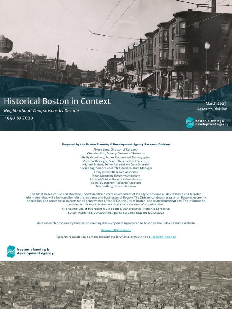 Decade Summary 2023 v2 | PDF | Boston | Charlestown