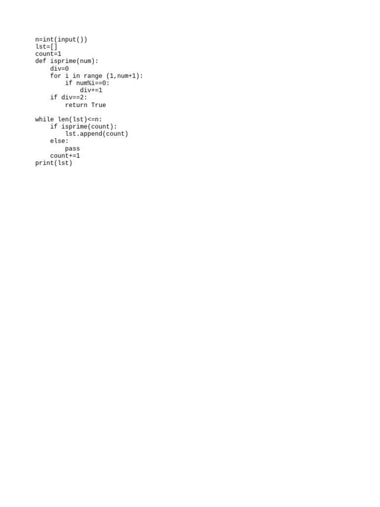 Prime Generator | PDF
