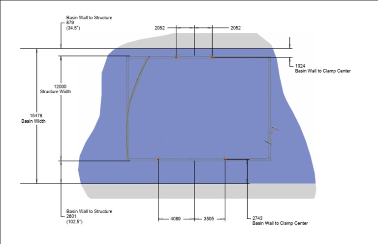 Basin Wall and Structure Dimensions | PDF