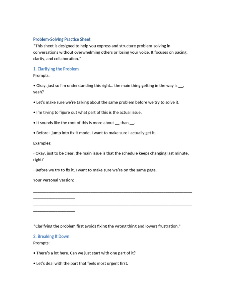 Effective Problem-Solving Techniques | PDF