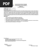 Personality Development Course Syllabus | PDF | Etiquette | Leadership