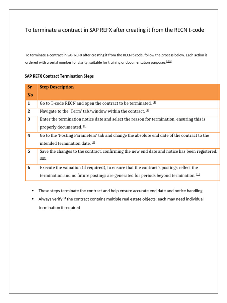 In REFX How To Terminate A Contract - I Have Creat | PDF | Revenue ...