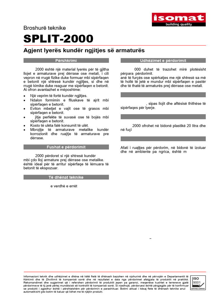 Al Split 2000 | PDF
