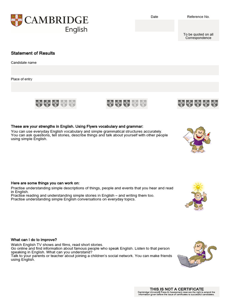 Statement of Result | PDF | Communication | Human Communication