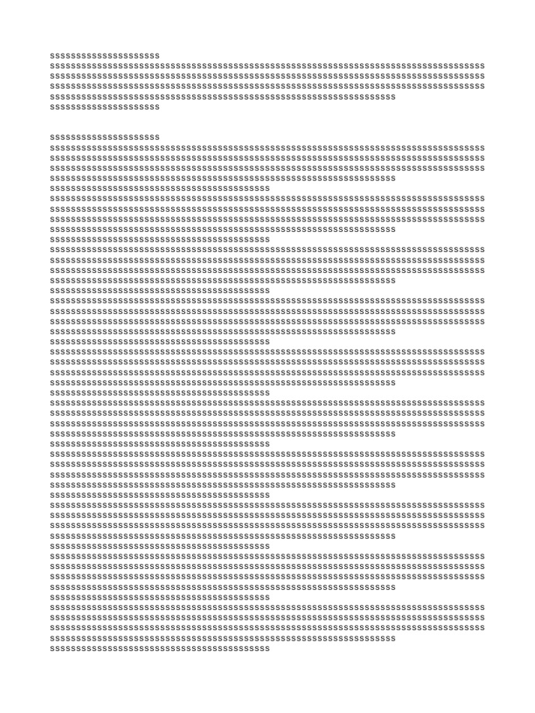 Ss Sssssssss Sssssssss | PDF