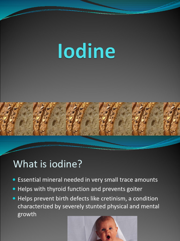 Role of Iodine in Human Body | PDF | Thyroid | Thyroid Stimulating Hormone