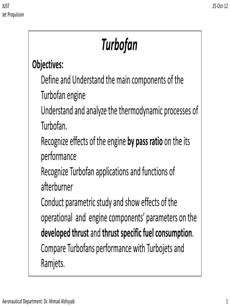 Ch2 Turbofan Fan Mixed Nonafterburne Afterb | PDF | Jet Engine | Gases