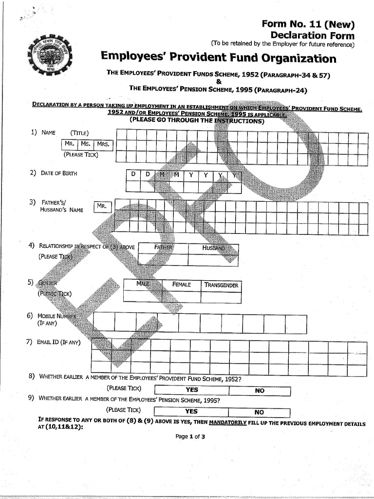 Epfo | PDF