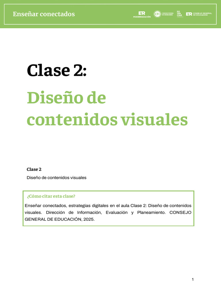 Clase 2 - Diseño de Contenidos Visuales | PDF | Aprendizaje | Infografia
