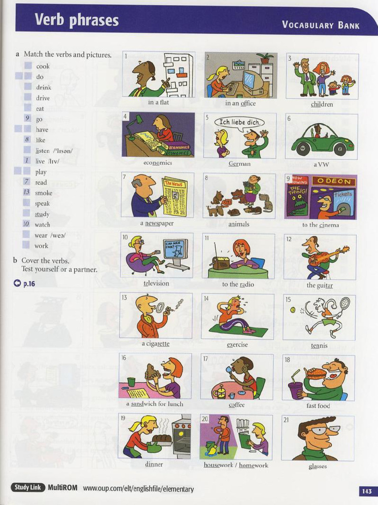 Vocabulary Common Verbs | PDF