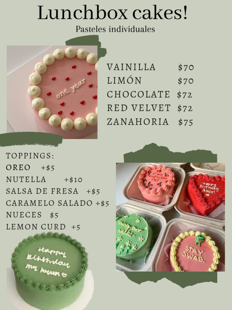 Pasteles | PDF