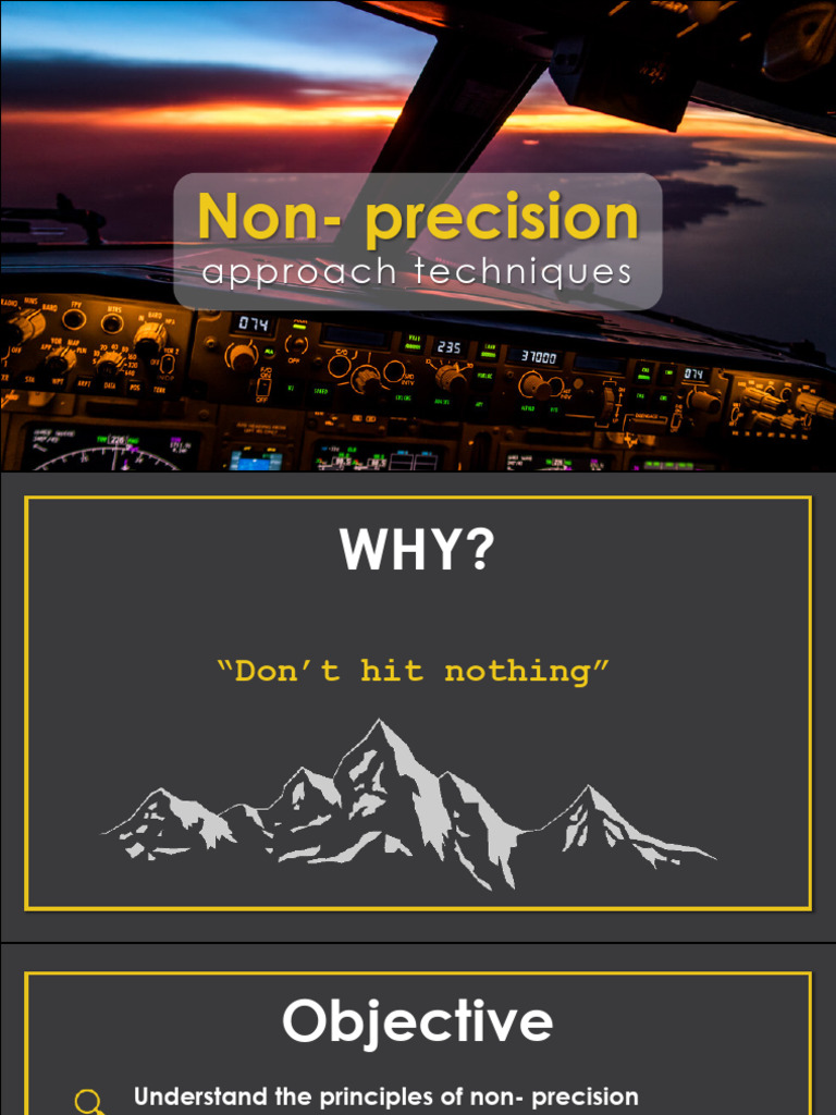 Non-Precision Approach - R KRUGER | PDF | Transport Safety | Aircraft