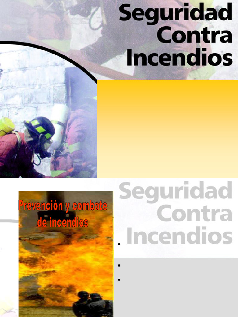 Prevención y Combate de Incendios en Trabajos | PDF | Agua | Combustibles