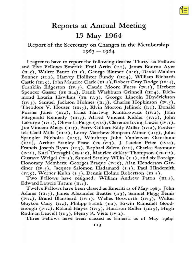 Reports.at.Annual.meeting.13.May.1964.(Report.w.john.R.raper,Carlton.P.fuller,Erskine.N.white ...