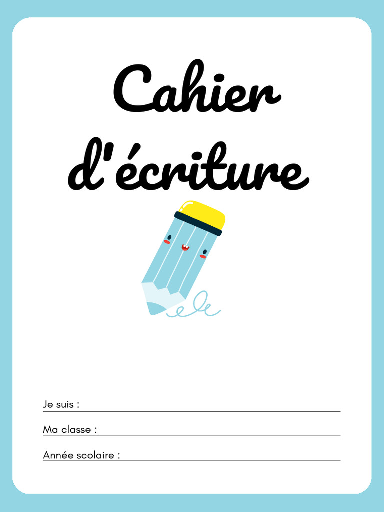 Cahier D'écriture Script | PDF