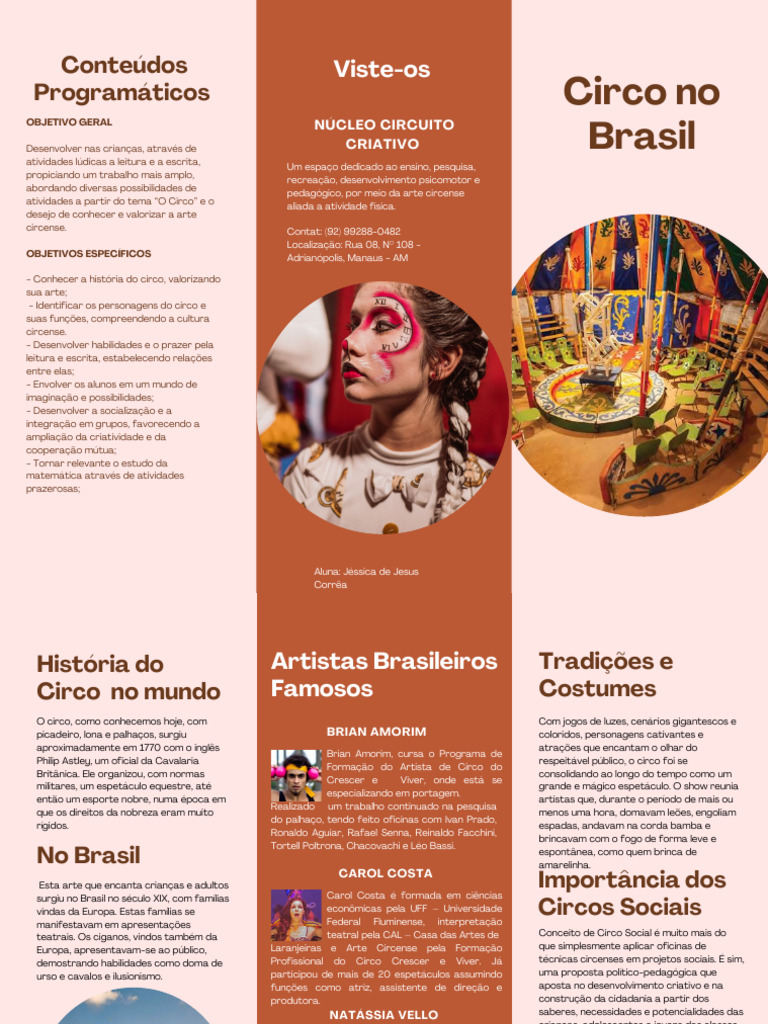 Jéssica de Jesus Corrêa | PDF | Circo