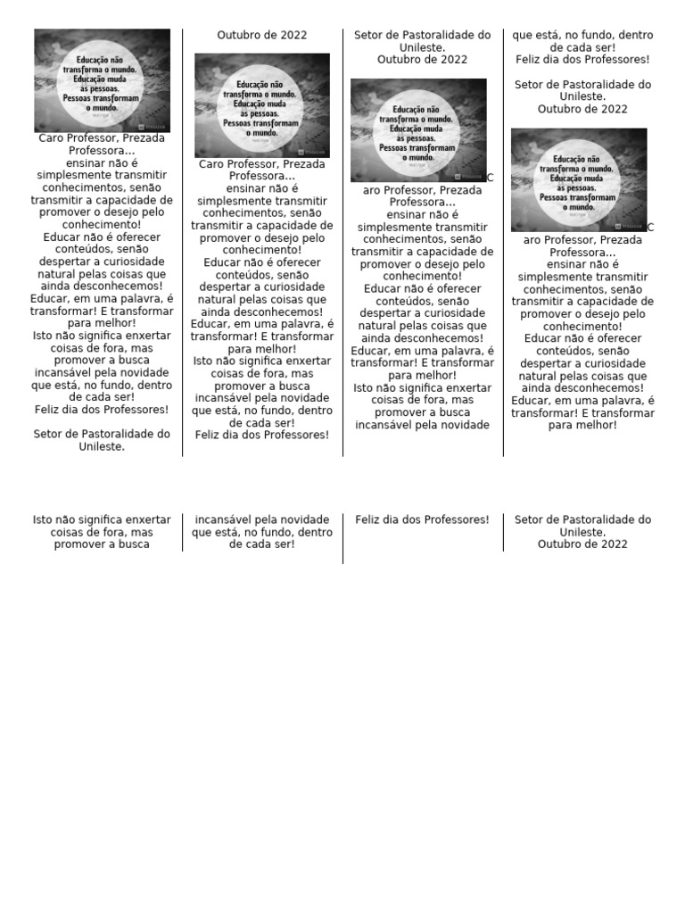 Caro Professor | PDF