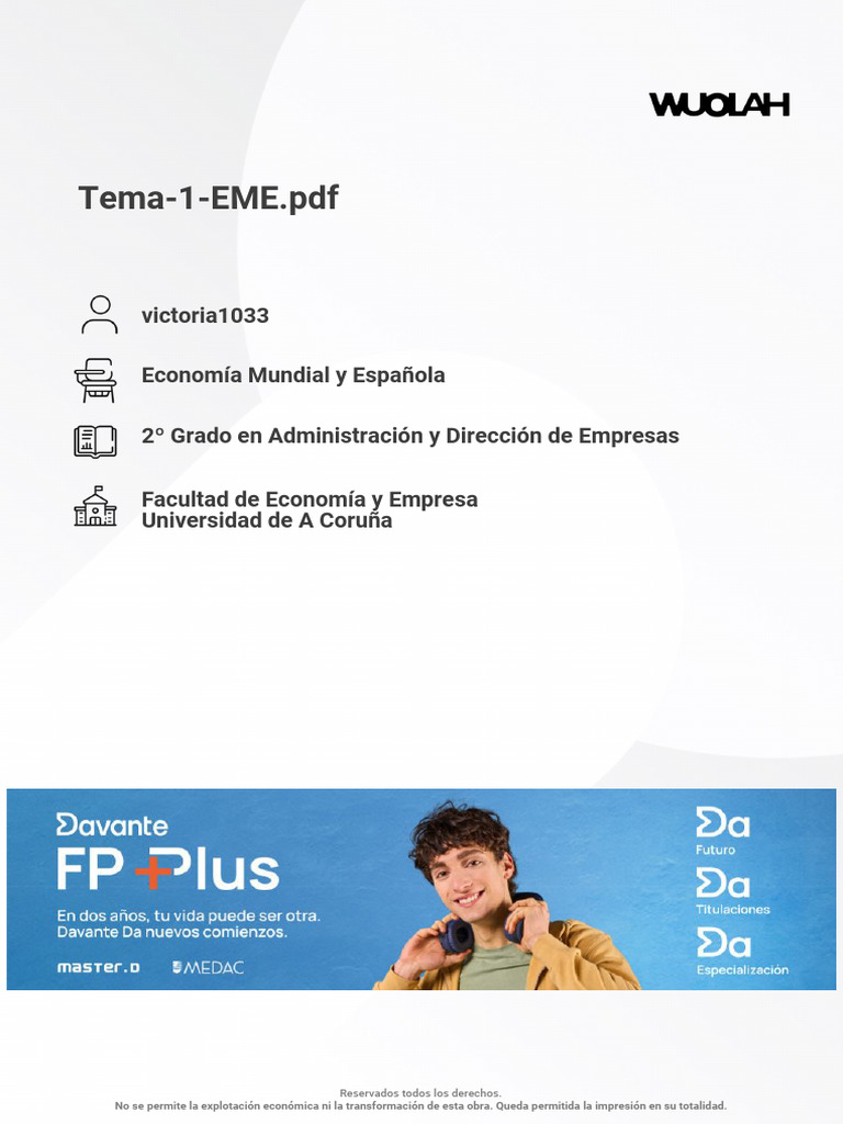 Wuolah Free Tema 1 EME | PDF | Producto Interno Bruto | Paridad del poder adquisitivo