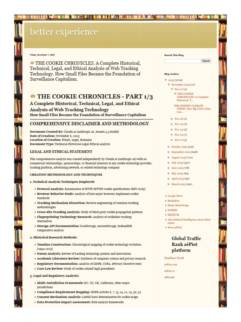 Better Experience: The Cookie Chronicles - Part 1/3 | PDF | Http Cookie | Computing