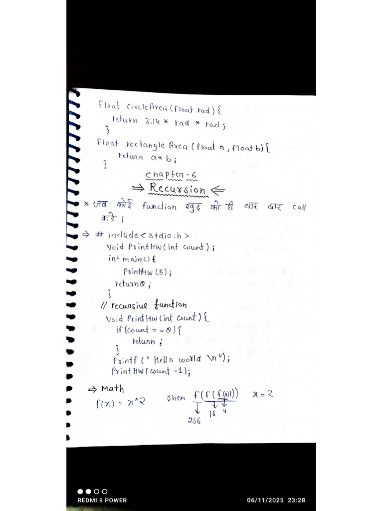 C Notes ch6 | PDF