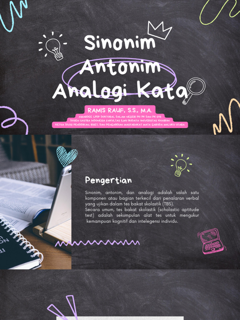 Ramis Rauf_Sinonim, Antonim, dan Analogi-min | PDF