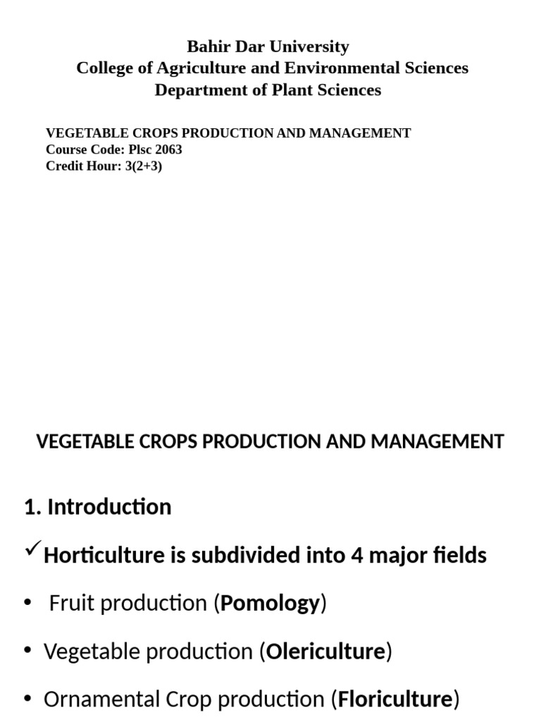 Vegetable Chapter 1 &2 | PDF | Vegetables | Onion