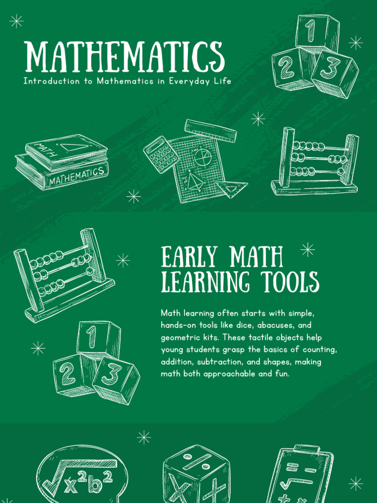 Green and White Hand Drawn Mathematics Presentation | PDF | Mathematics ...