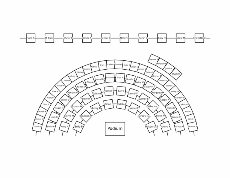 2025 Concert Band Seating Chart | PDF
