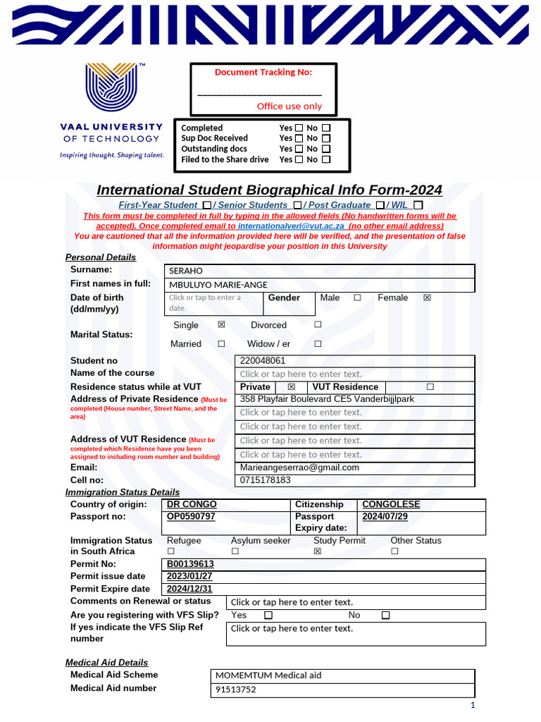 Student-biographical-info-form-SBI1-1 (2024) | PDF | Travel Visa | Passport
