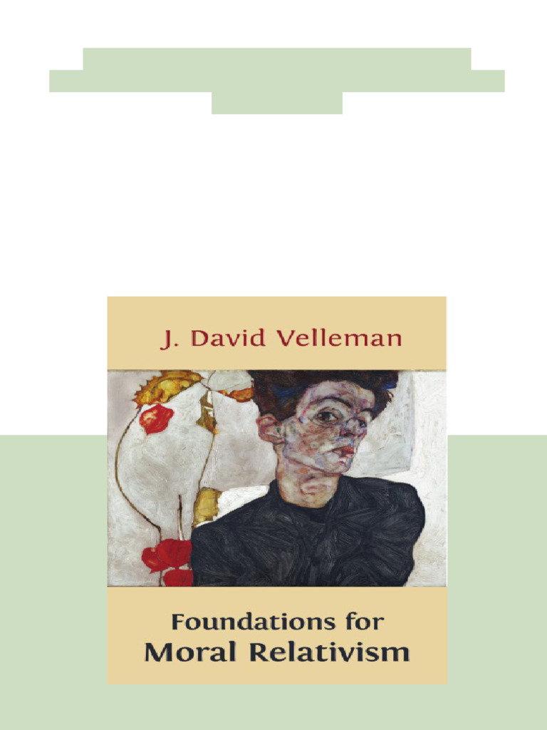 (Ebook) Foundations For Moral Relativism by Velleman, J. David ISBN ...